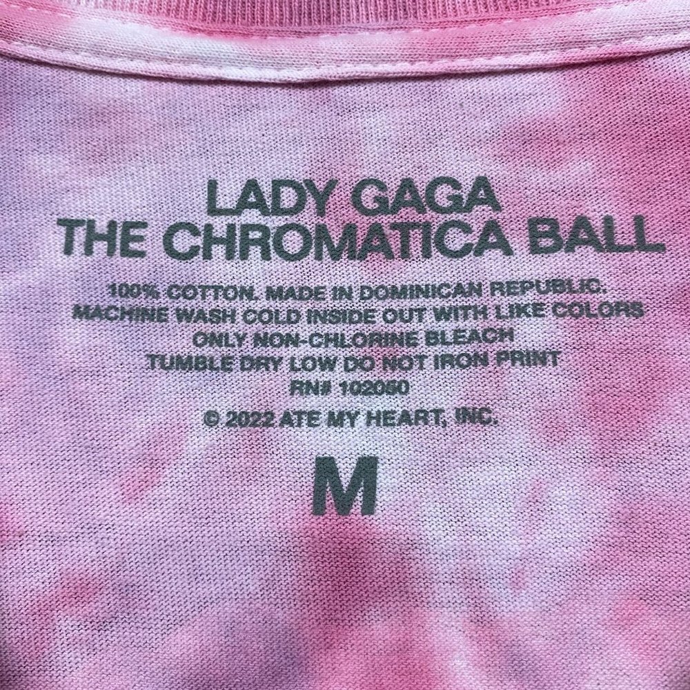 Lady Gaga The Chromatica Ball Stadium Tour Tie Dye Te… - Gem